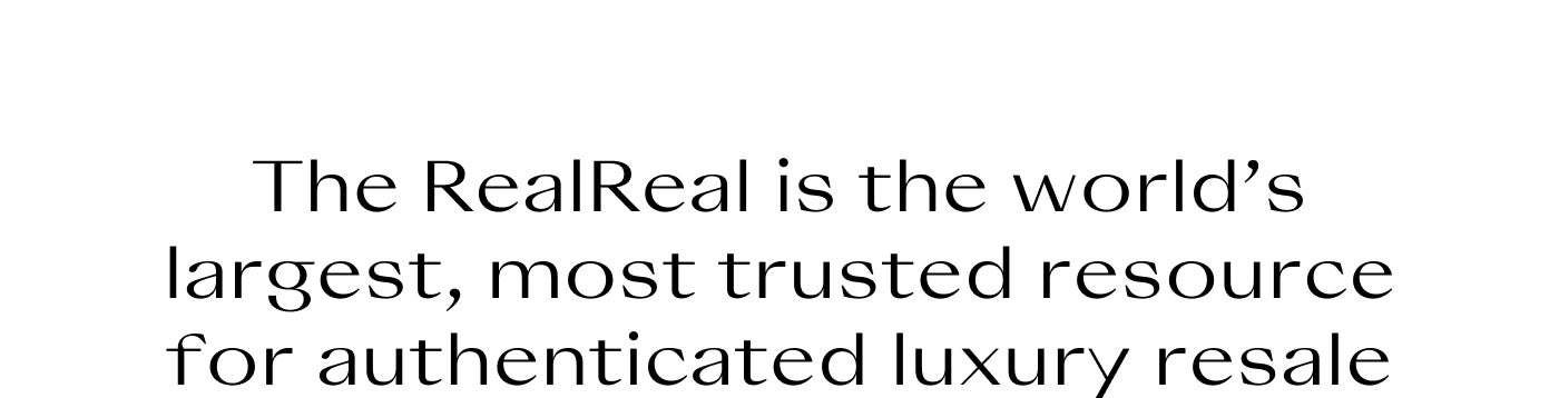 The RealReal - Buy & Sell Designer Clothes, Bags & Jewelry - Luxury ...