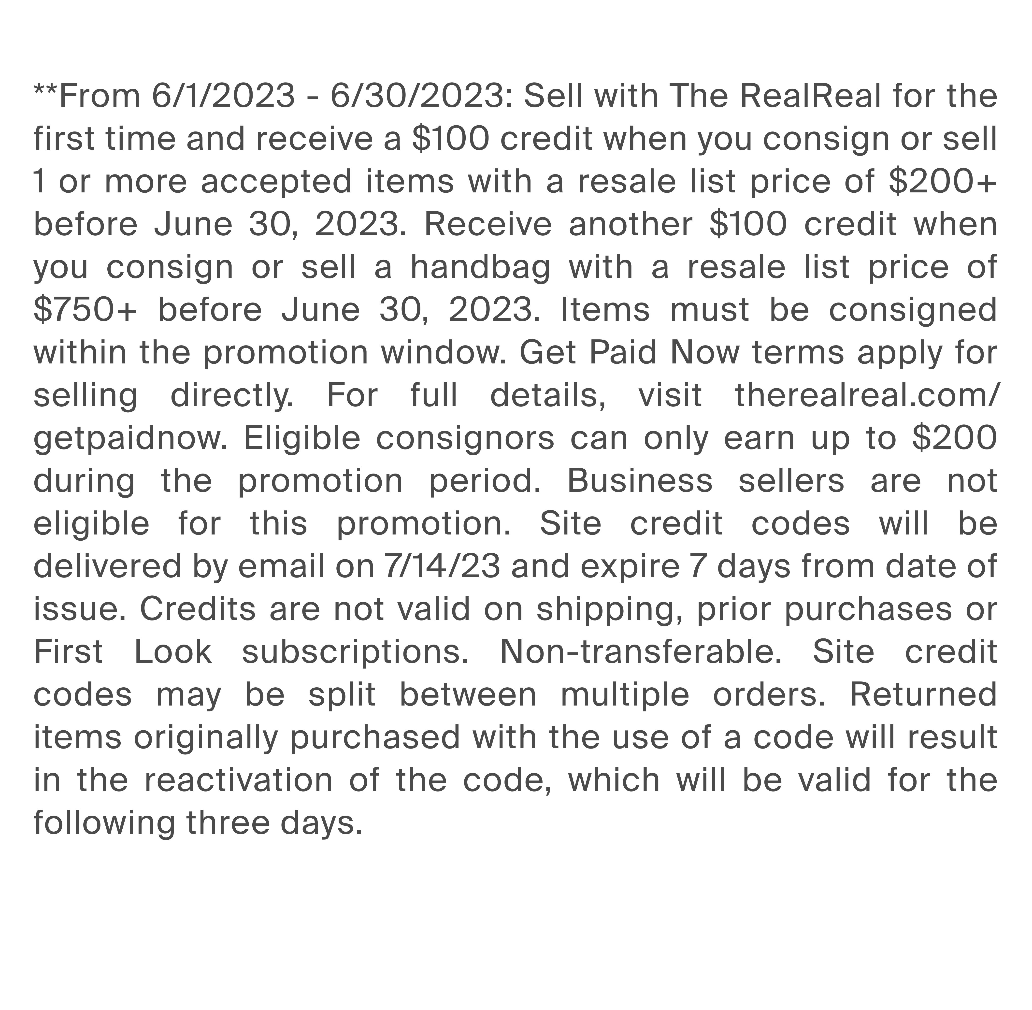 Buy & Sell Designer Clothes, Bags, Shoes & More | The RealReal